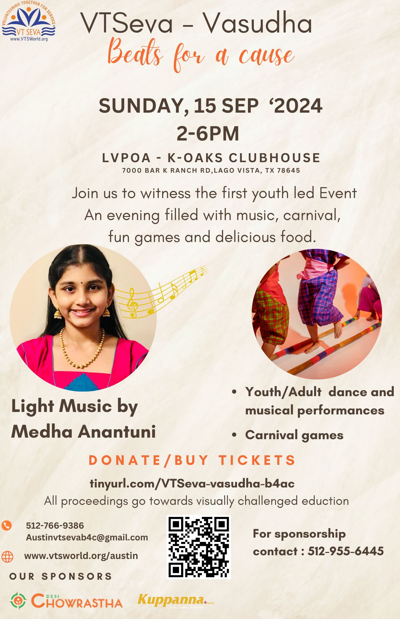 VT Seva Austin - Vasudha - Beats for a Cause 2024 - VT Seva