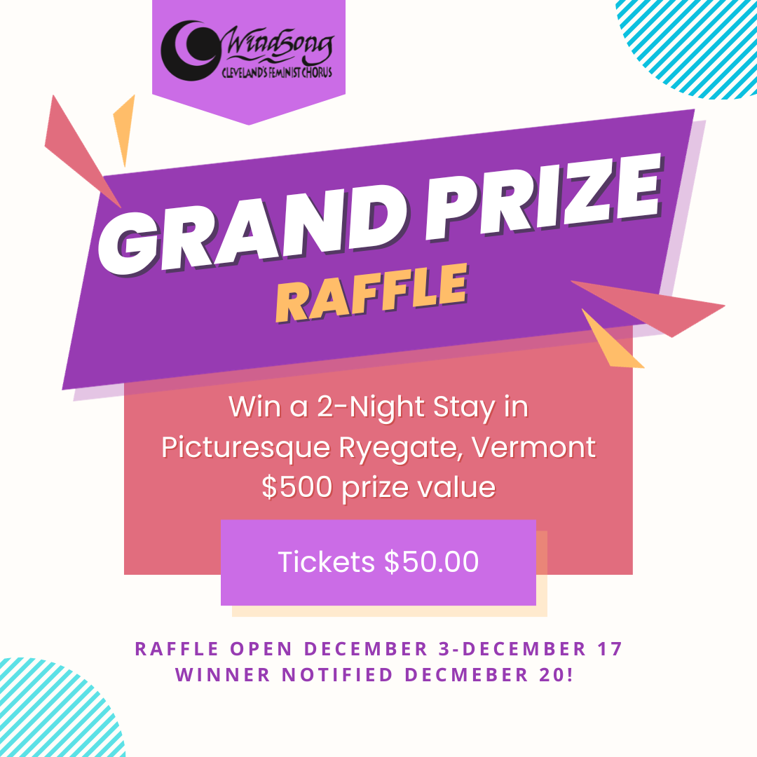 Grand Prize Raffle - Win a 2-Night Stay Vermont - Windsong, Cleveland's ...