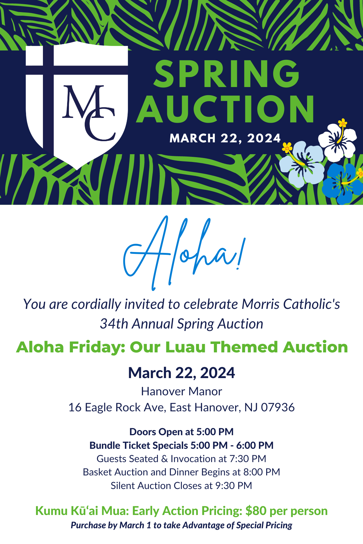 Aloha from Morris Catholic! - Morris Catholic High School