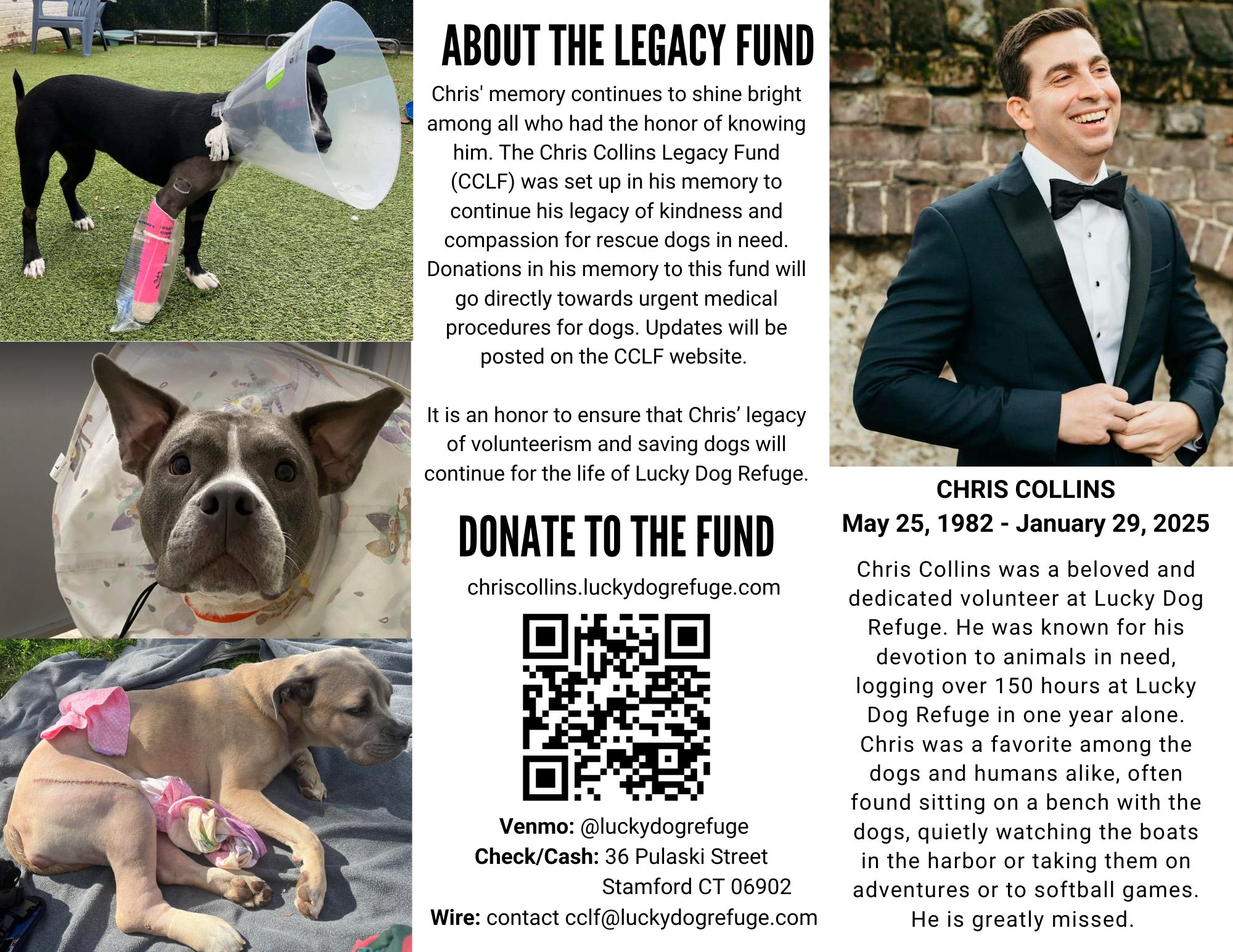Chris Collins Legacy Fund - Lucky Dog Refuge, Inc.