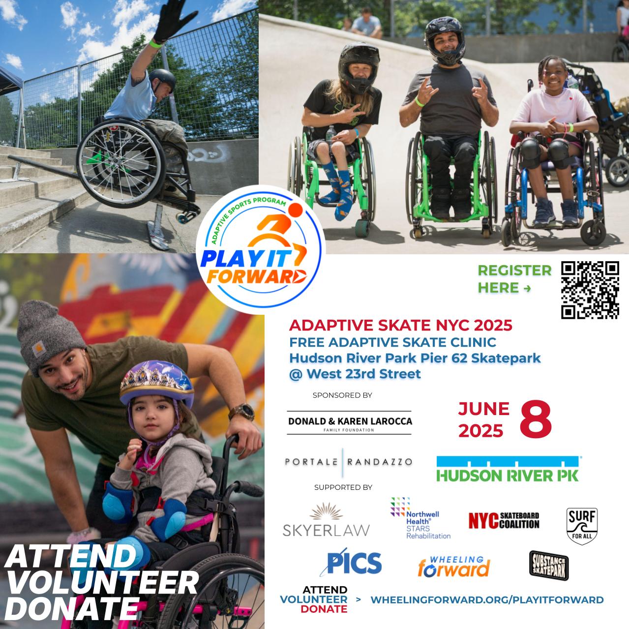 ADAPTIVE SKATE NYC 2025 - Wheeling Forward, Inc.