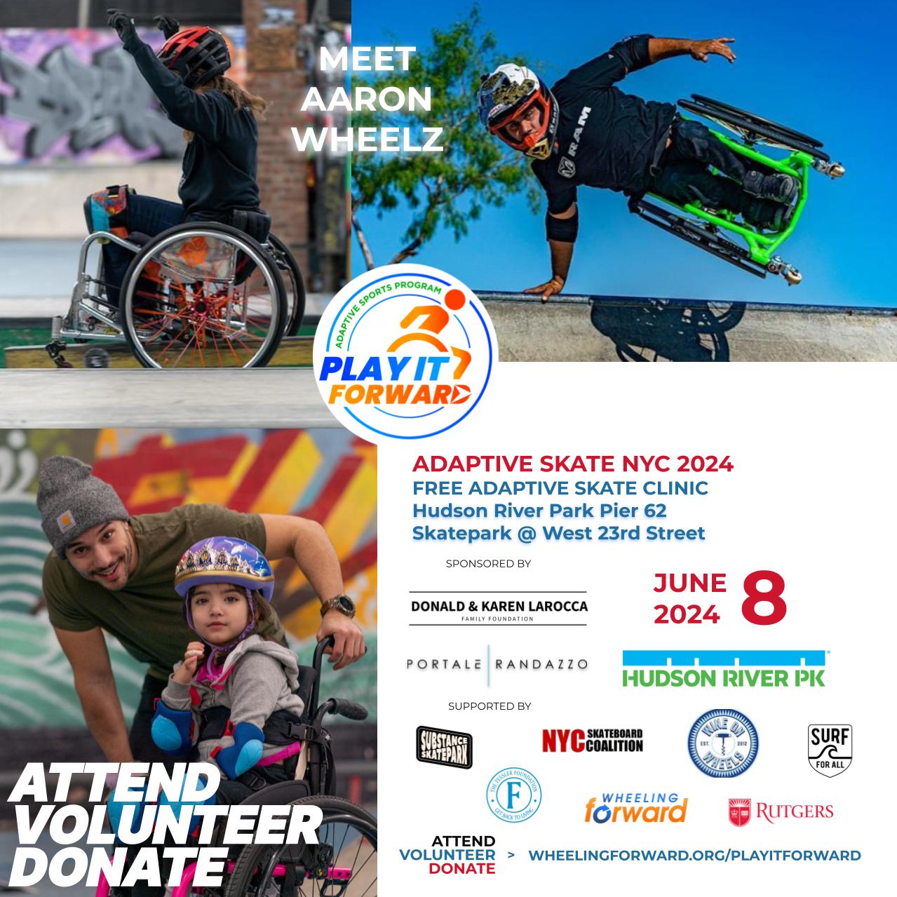 ADAPTIVE SKATE NYC 2024 - Wheeling Forward, Inc.