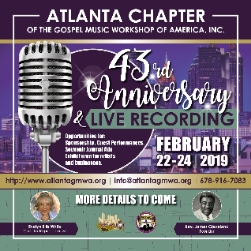 GMWA Atlanta's 43rd Anniversary/Live Recording - Gospel Music Workshop ...