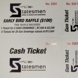 Early Bird Raffle Ticket - Statesmen