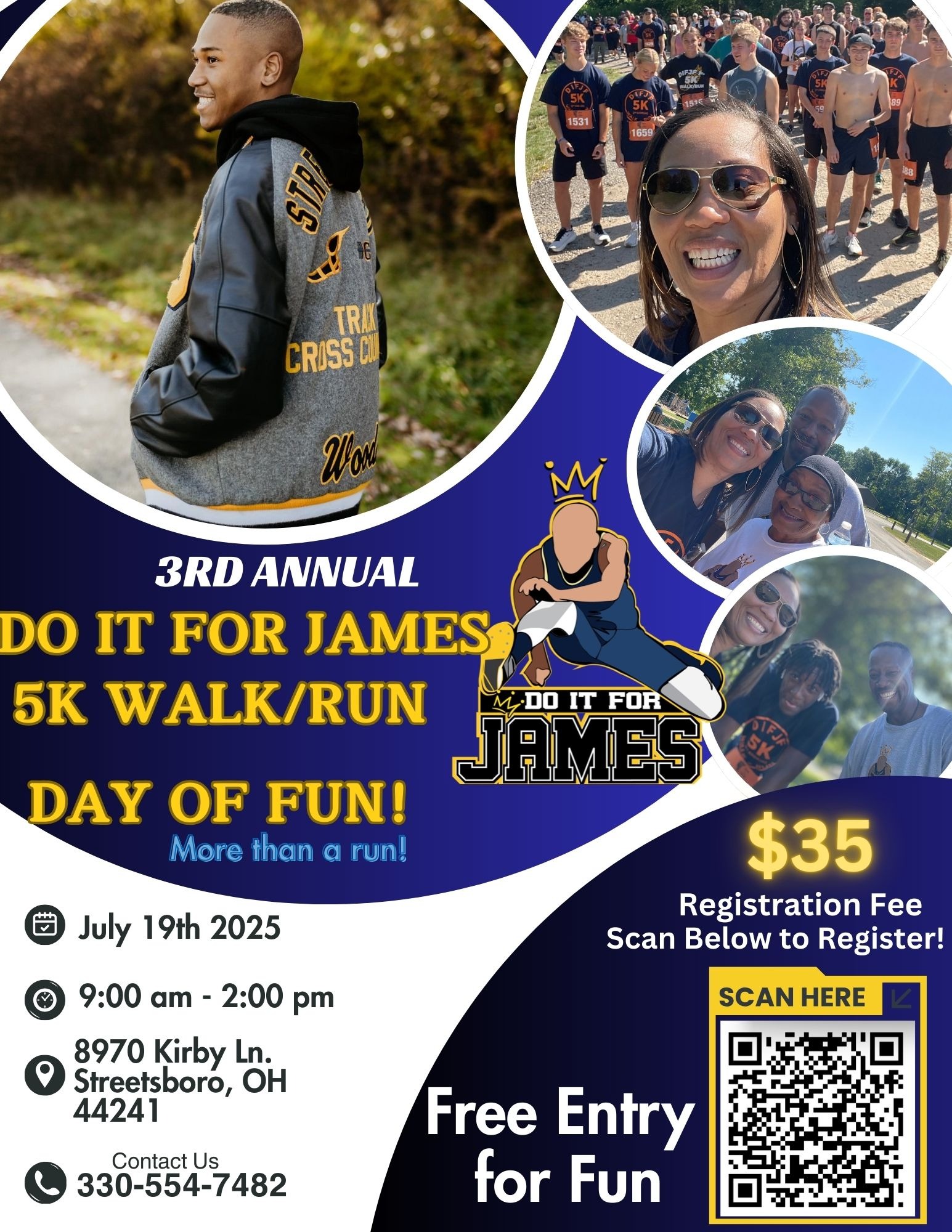 DIFJF Walk-Run Day of Fun - Do it for James Foundation