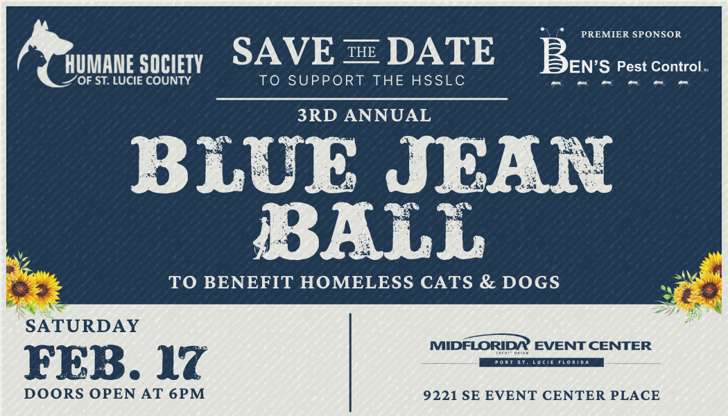 Blue Jean Ball 2024 - Humane Society of St. Lucie County, Inc.